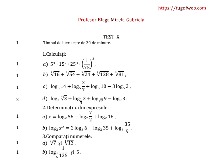 10 Multimea numerelor reale – Tug Of Web
